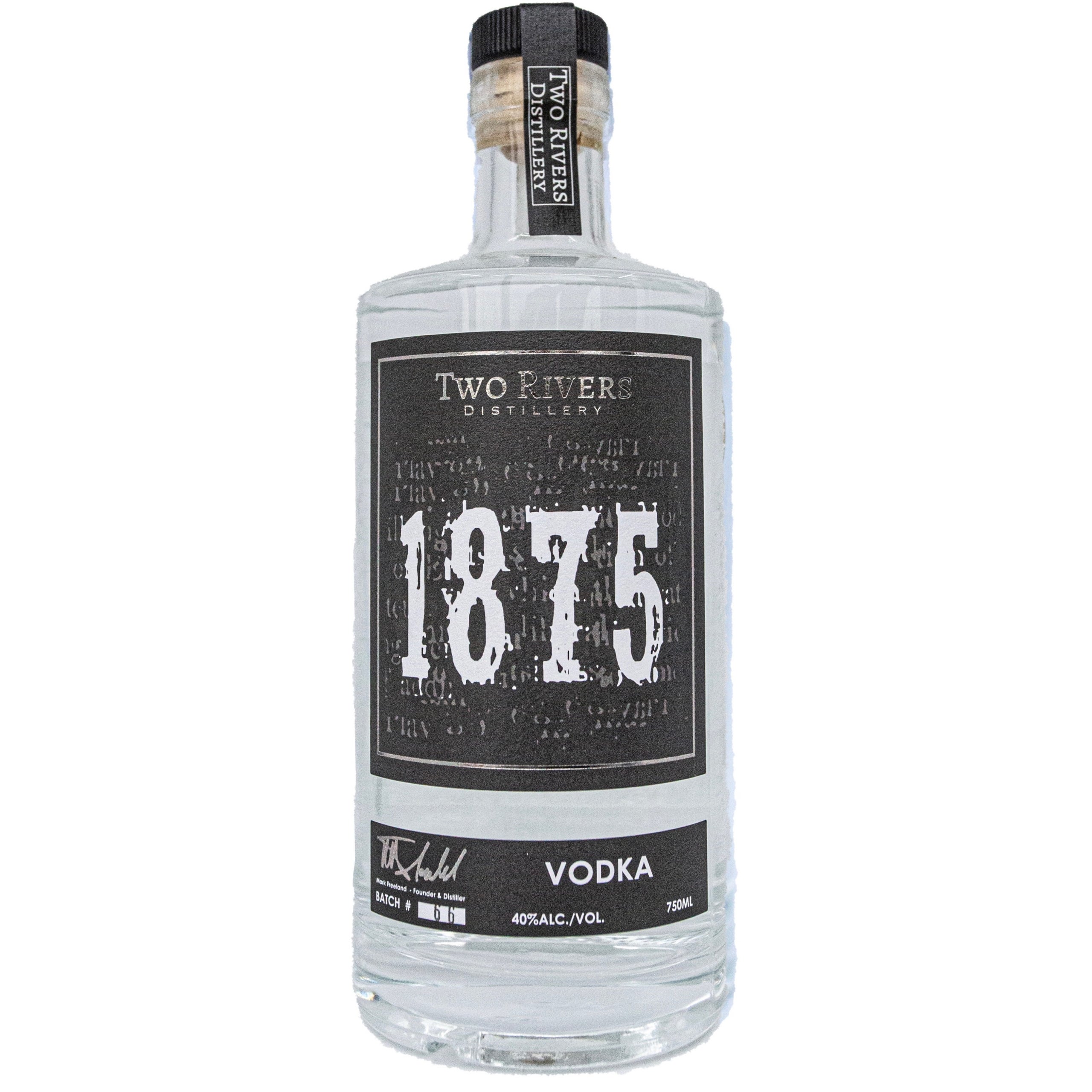 1875 Vodka | Two Rivers Distillery